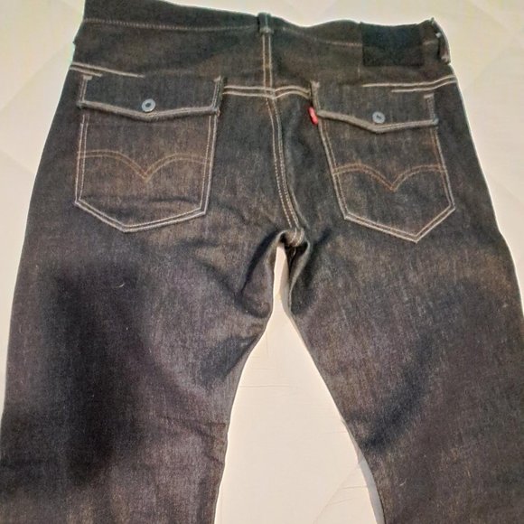 Levi's | Jeans | Levi Jean Back Pocket Snap Navy Limited Edition | Poshmark